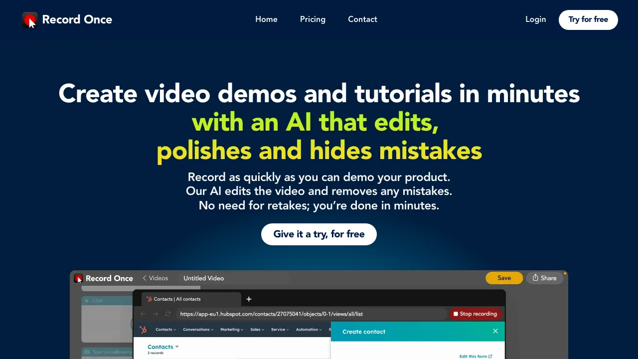 Record Once - BestofAI